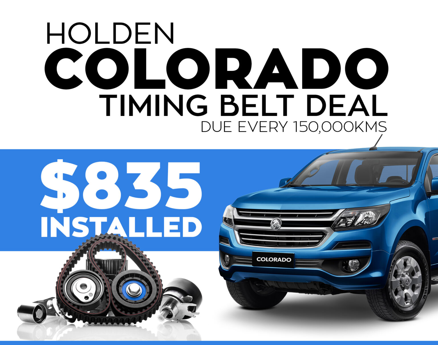 Colorado Timing Belt Deal l Nicholson Autos